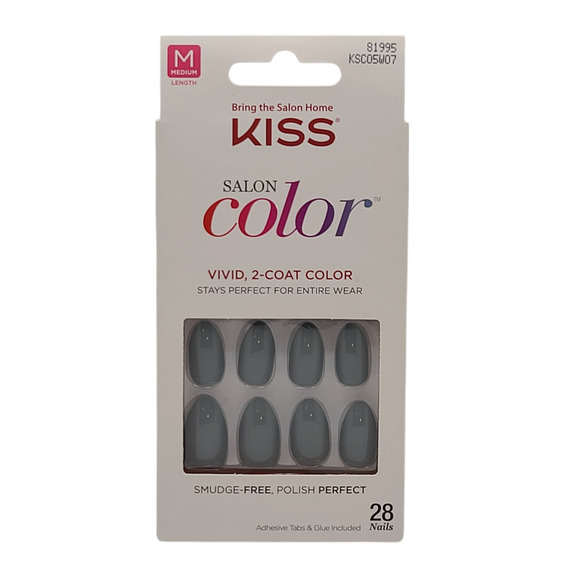 Kiss | Makeup | Kiss Salon Color Vivid 2 Coat Color Gray Medium Length ...